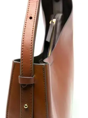 Soeur Wimona Leather Shoulder Bag - Brown