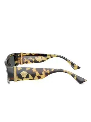 Versace Medusa Head Rectangle-frame Sunglasses