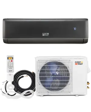 COSTWAY 18000 Btu Enabled Mini Split Air Conditioner & Heater With Heat Pump - White