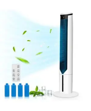 COSTWAY 3 In 1 Evaporative Air Cooler 41 Portable Tower Fan Humidifier - White
