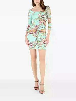 Roberto Cavalli Floral Print Dress