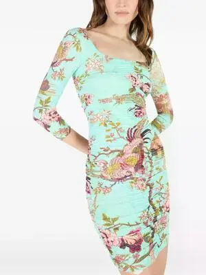 Roberto Cavalli Floral Print Dress