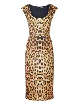 Roberto Cavalli Square Neck Day Dresses