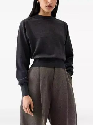 Jacquemus Crew-neck Sweatshirt - Black