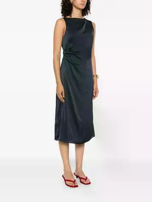 Theory Draped Cowl-neck Dress