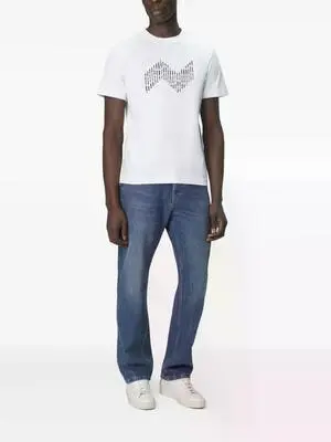 Missoni Zig-zag Pattern Logo-embroidered T-shirt