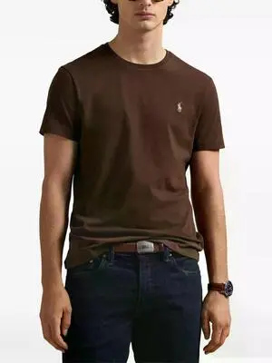 Polo Ralph Lauren Logo-embroidered T-shirt - Brown