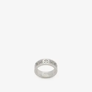 Fendi F Is Palladium Ring - Silver