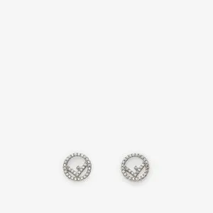 Fendi F Is Stud Earrings - Silver