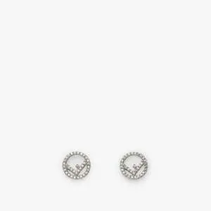 Fendi F Is Fendi Stud Earrings Silver