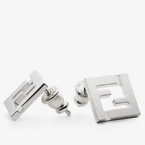 Fendi Forever Stud Earrings - Silver