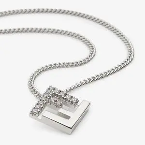 Fendi Forever Ff Pendant Necklace