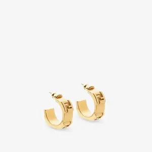 Fendi Forever Hoop Earrings - Gold