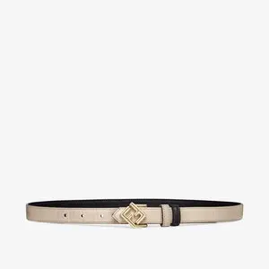 Fendi Ff Diamonds Reversible Belt - Beige