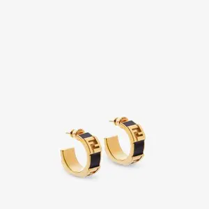 Fendi Forever Hoop Earrings - Black