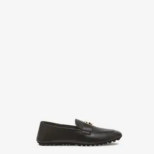 Fendi Ff Baguette Loafers - Black