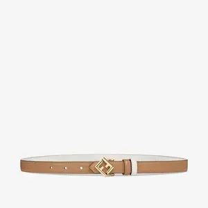 Fendi Ff Diamonds Belt - Beige