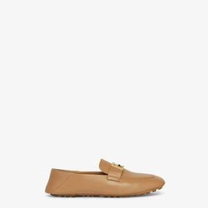 Fendi Ff Baguette Loafers - Beige