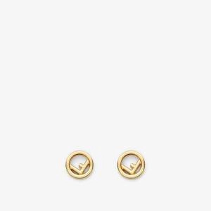 Fendi F Is Stud Earrings - Gold