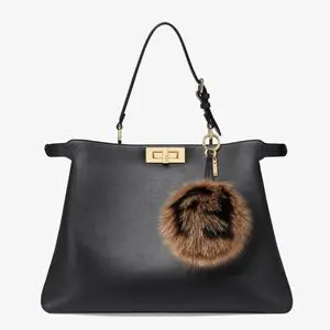 Fendi Pompom Charm - Brown