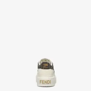 Fendi Match Lace-up Sneakers - White
