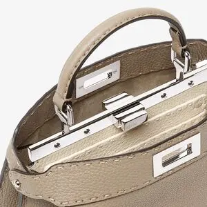 Fendi Peekaboo Iseeu Small Bag - Grey