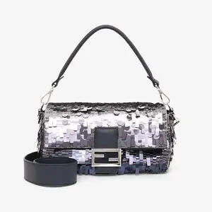 Fendi Metallic Sequined Baguette