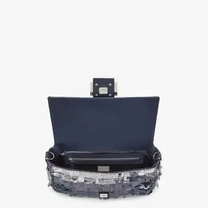 Fendi Metallic Sequined Baguette