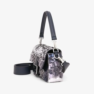 Fendi Metallic Sequined Baguette