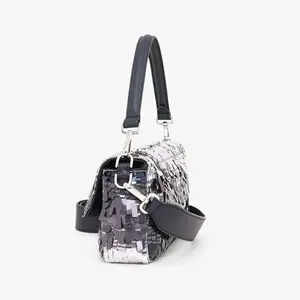 Fendi Metallic Sequined Baguette
