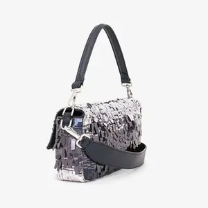 Fendi Metallic Sequined Baguette