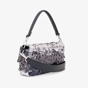 Fendi Metallic Sequined Baguette