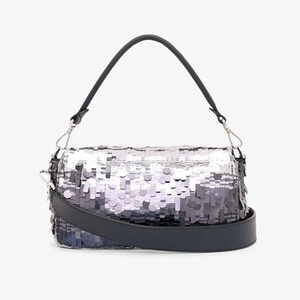 Fendi Metallic Sequined Baguette