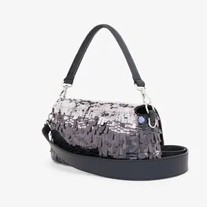 Fendi Metallic Sequined Baguette