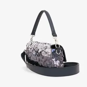 Fendi Metallic Sequined Baguette
