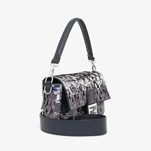 Fendi Metallic Sequined Baguette