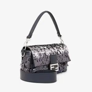 Fendi Metallic Sequined Baguette