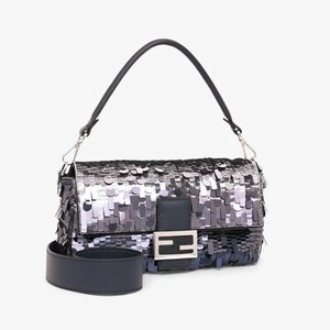 Fendi Metallic Sequined Baguette