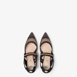 Fendi Colibrì Slingbacks - Brown