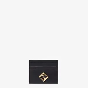 Fendi Ff Diamonds Card Case - Black