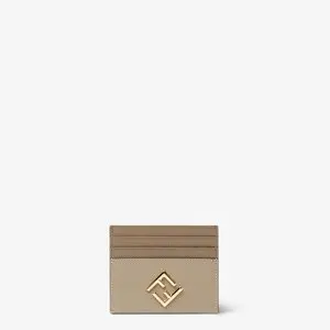 Fendi Ff Diamonds Card Case - Grey