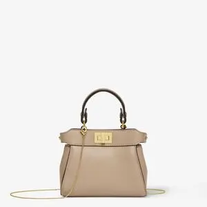 Fendi Nano Peekaboo Bag - Grey