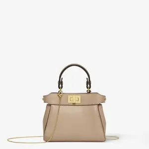 Fendi Nano Peekaboo Bag - Grey