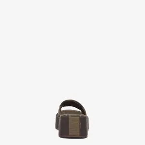 Fendi Sunshine Platform Slides - Brown