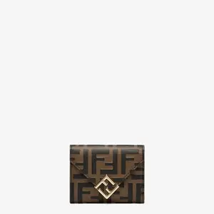 Fendi Ff Diamonds Wallet - Brown
