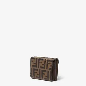Fendi Ff Diamonds Wallet - Brown