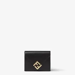 Fendi Ff Diamonds Wallet - Black