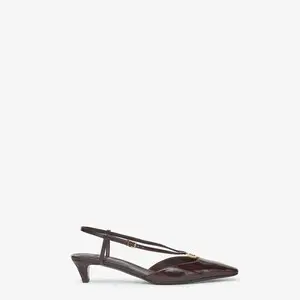 Fendi Ffold Slingbacks - Brown