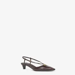 Fendi Ffold Slingbacks - Brown