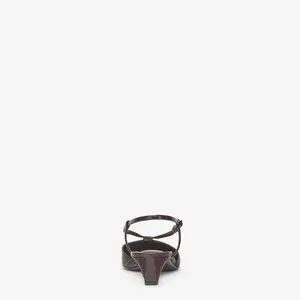 Fendi Ffold Slingbacks - Brown